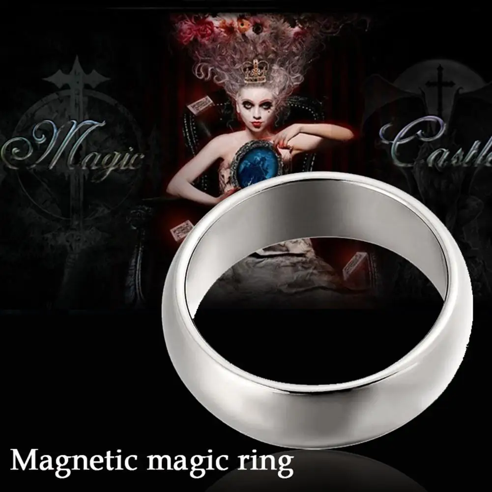 Ring-Magic-Tricks-Strong-Magnetic-Magnets-Ring-Coin-Finger-Decoration ...