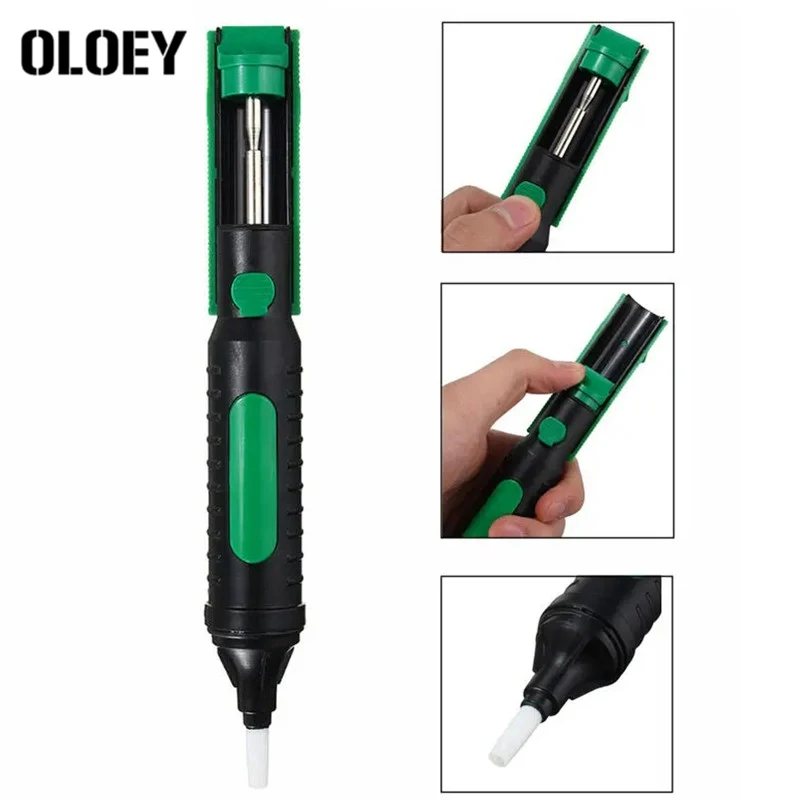 Manual Solder Sucker Tin Extractor Suction Soldering Iron Removal Tool ...