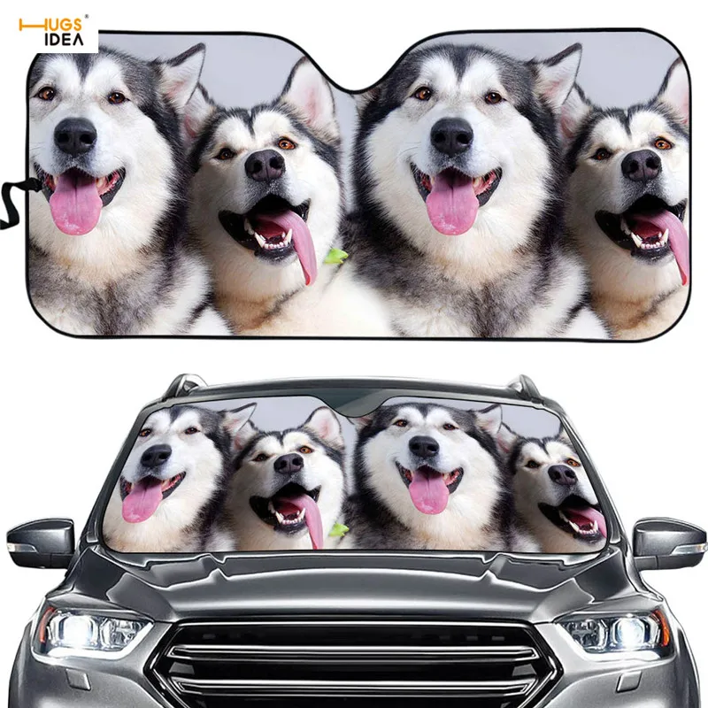 Dog-Car-Windshield-Sun-Shade-Interior-Protector-Pet-Animal-Pattern-Auto ...