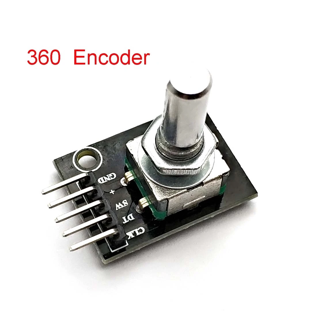 360 Degrees Rotary Encoder Module For Arduino Brick Sensor Switch Development Board Ky 040 With