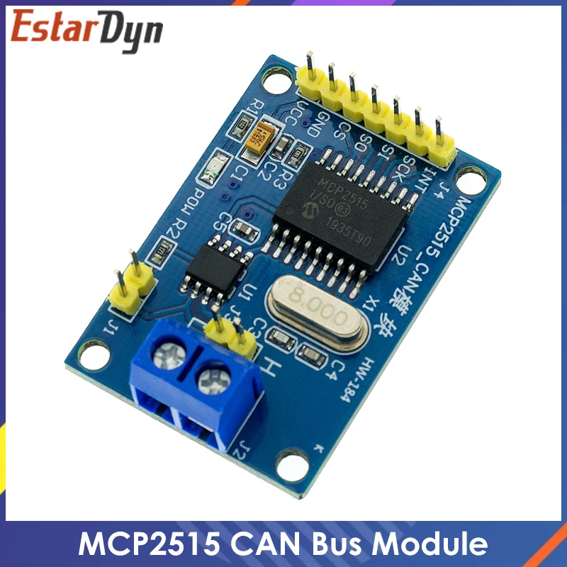 Placa de módulo CAN Bus MCP2515 TJA1050, receptor SPI para controlador ARM 51 MCU, nuevo