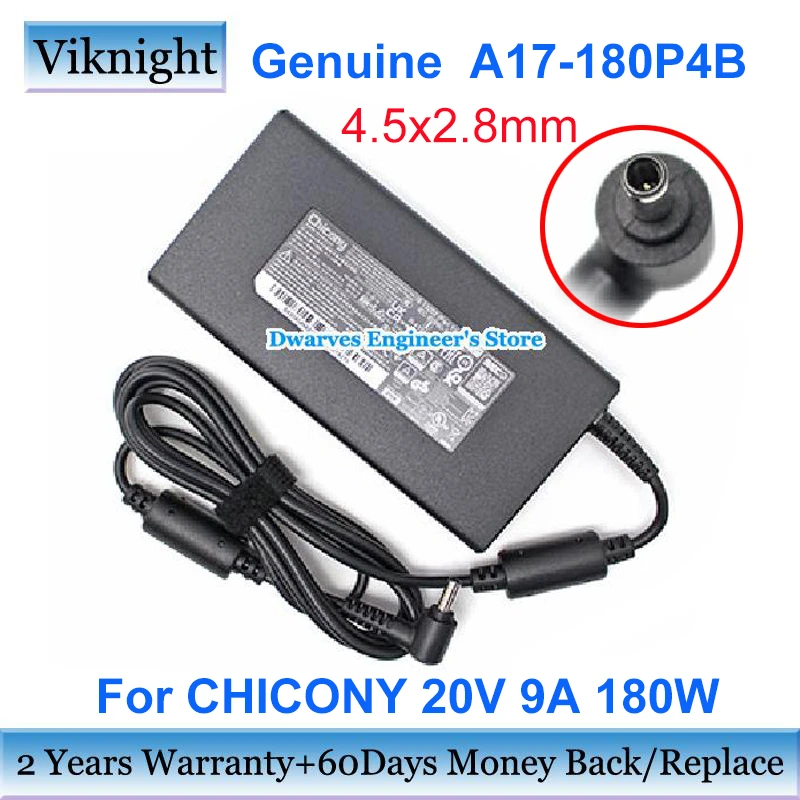 Small Chicony A17-180p4b Adapter 20v 9a A180a063p For Msi Gf75 Thin ...