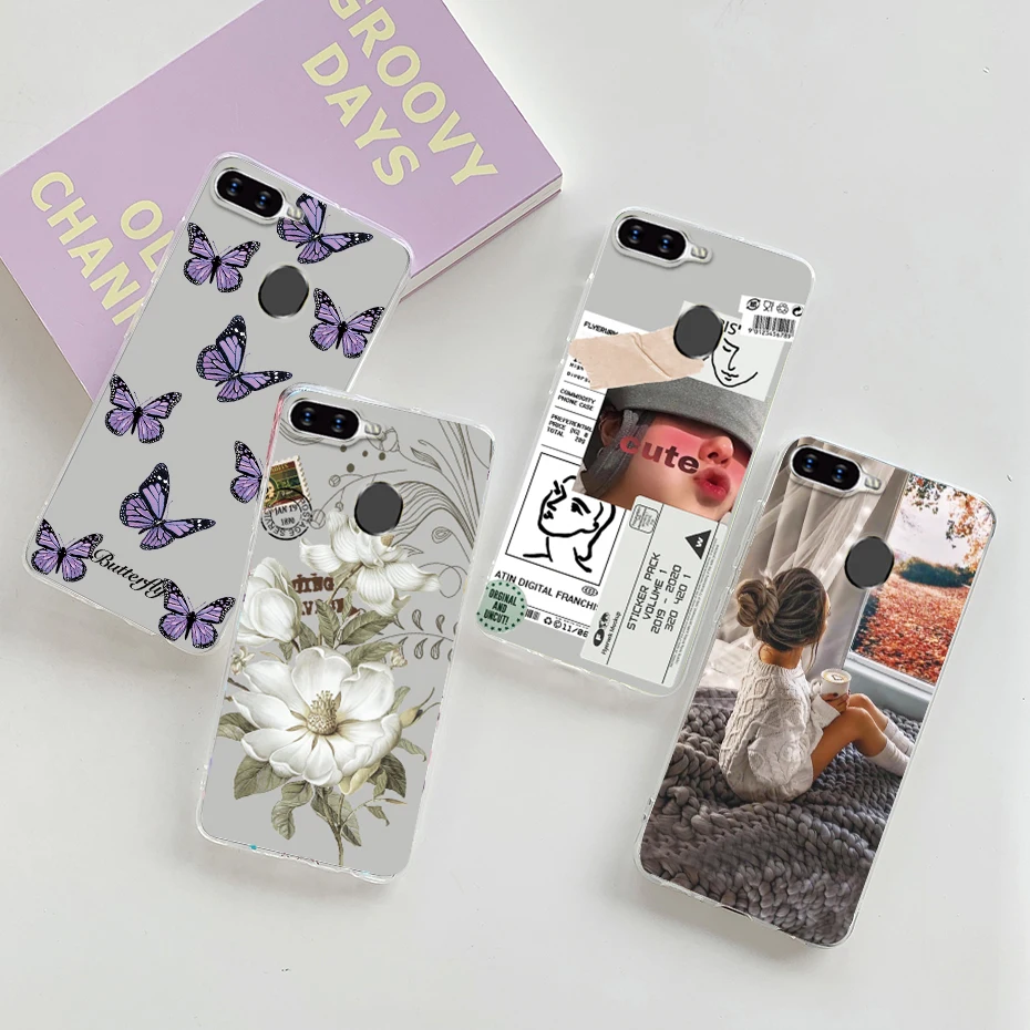 For-OPPO-A12-Phone-Case-Soft-Fundas-Flower-Floral-Printed-TPU-Silicone ...