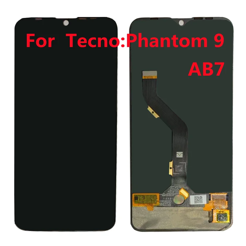 For Tecno Phantom 9 AB7 LCD Display With Touch Screen Digitizer Glass ...