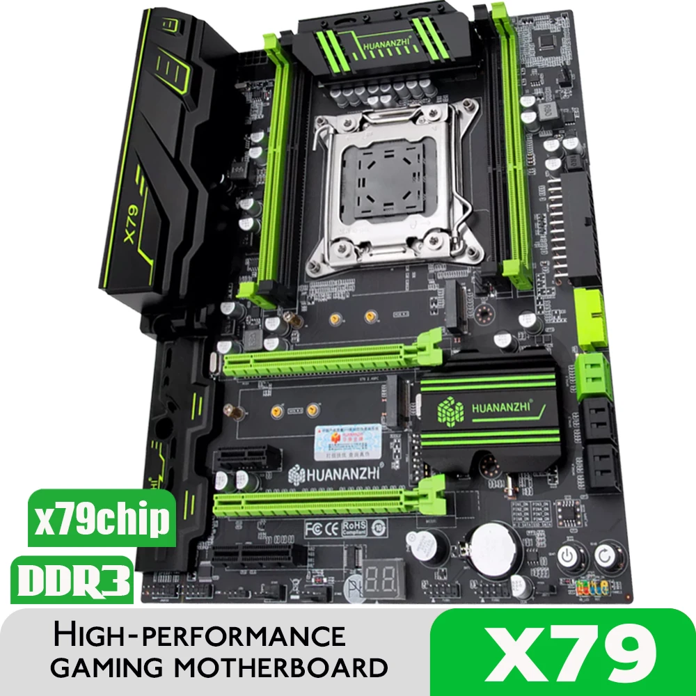Huananzhi X79 Motherboard Golden Lga2011 Atx Usb3.0 Sata3 Pci-e Nvme M ...
