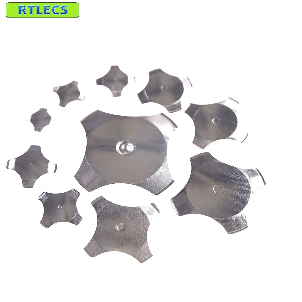 100Pcs Cross Shape Metal Dome Reset Switch 5 6 7 8.4 10 12 14 16 20MM ...