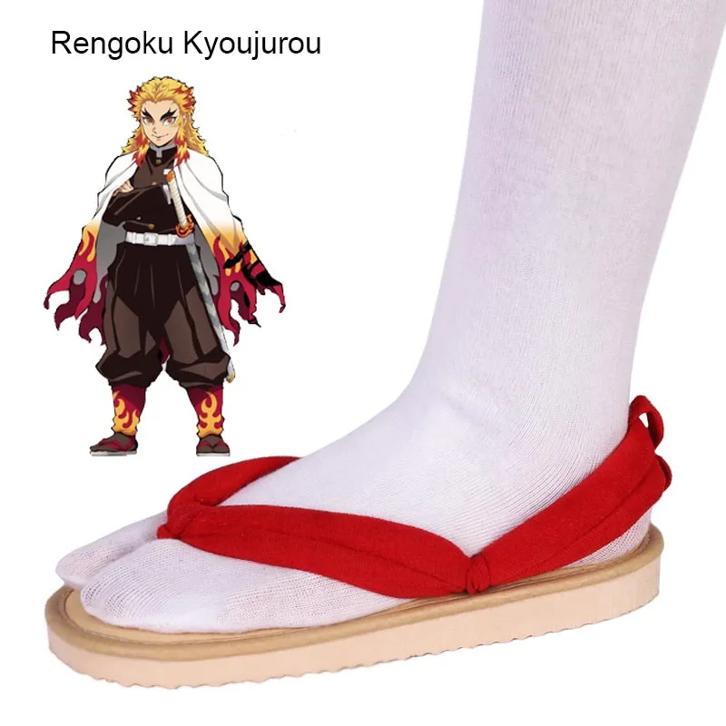 Demon Slayer Cosplay Clog Shoes Tanjiro Nezuko Rengoku Shinobu Costume ...