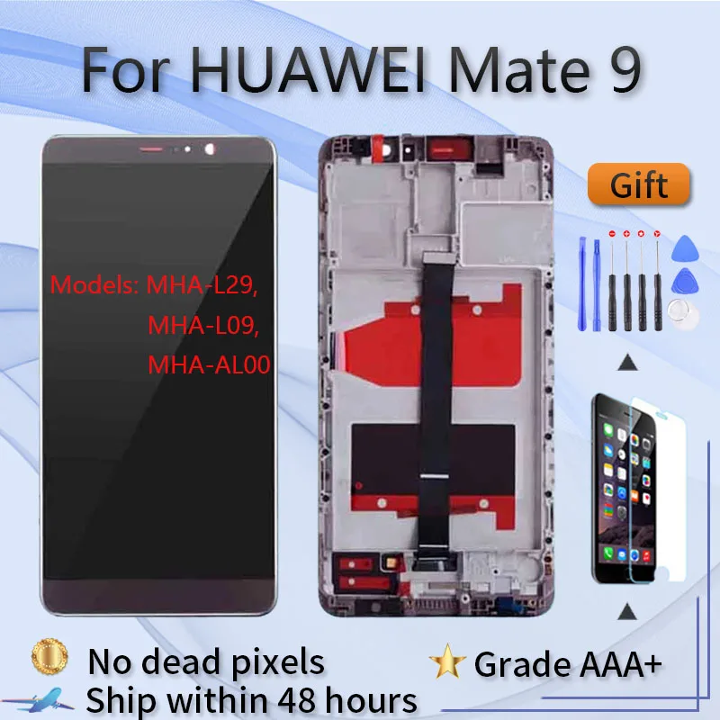 For-HUAWEI-Mate-9-MHA-L29-L09-AL00-LCD-screen-assembly-with-front-case ...