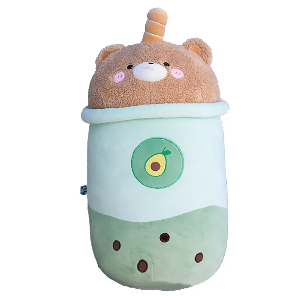 Tea Plushies Cute Bubble Tea Plush Pillow Stuffed Animal Bubble Tea ...