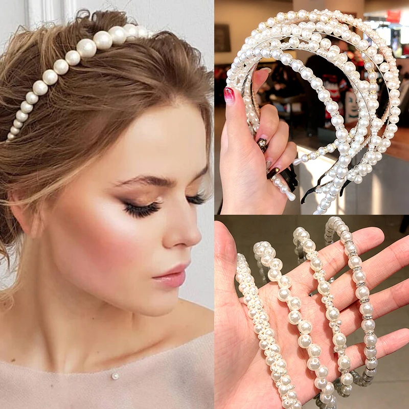Diademas-simples-elegantes-con-perlas-completas-para-mujer-diadema ...