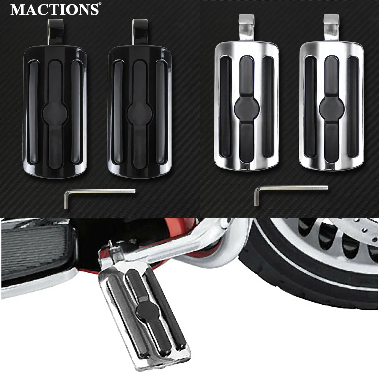 Motorcycle Foot Peg | Highway Footrests | Footpegs Kits | Foot Rests ...