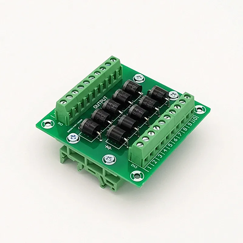 Diode Protection Terminal Block 6A10 6A/1000V Diode Terminal Block ...