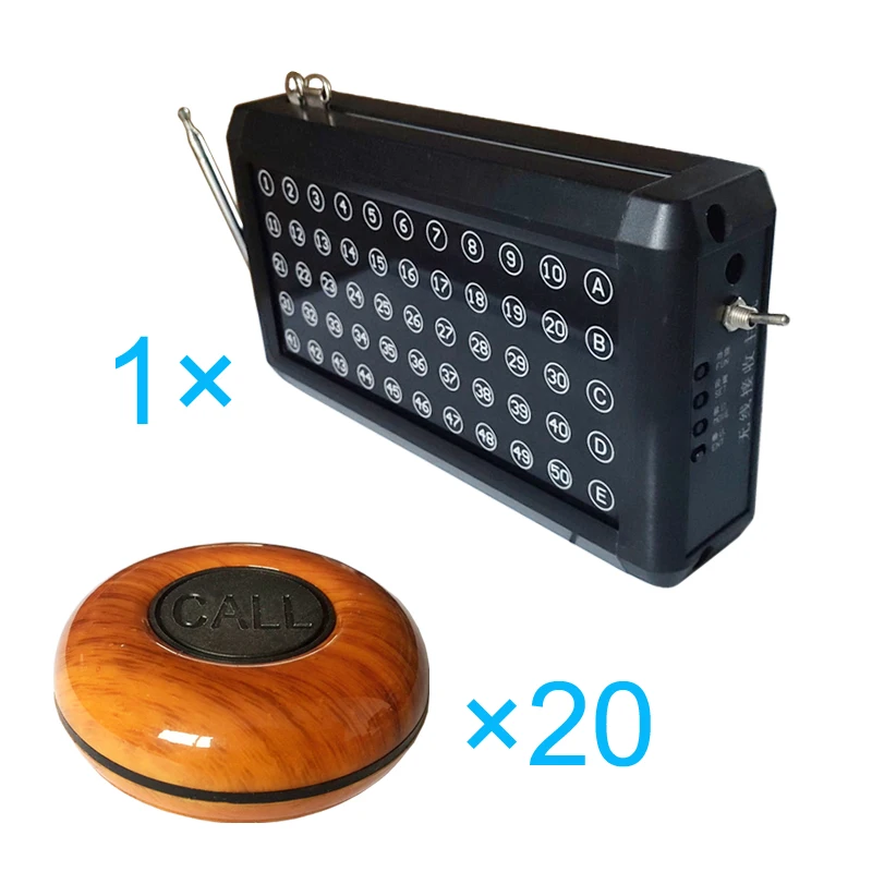 CE Restaurant Service Calling Buzzer Ordering System Wireless Calling ...