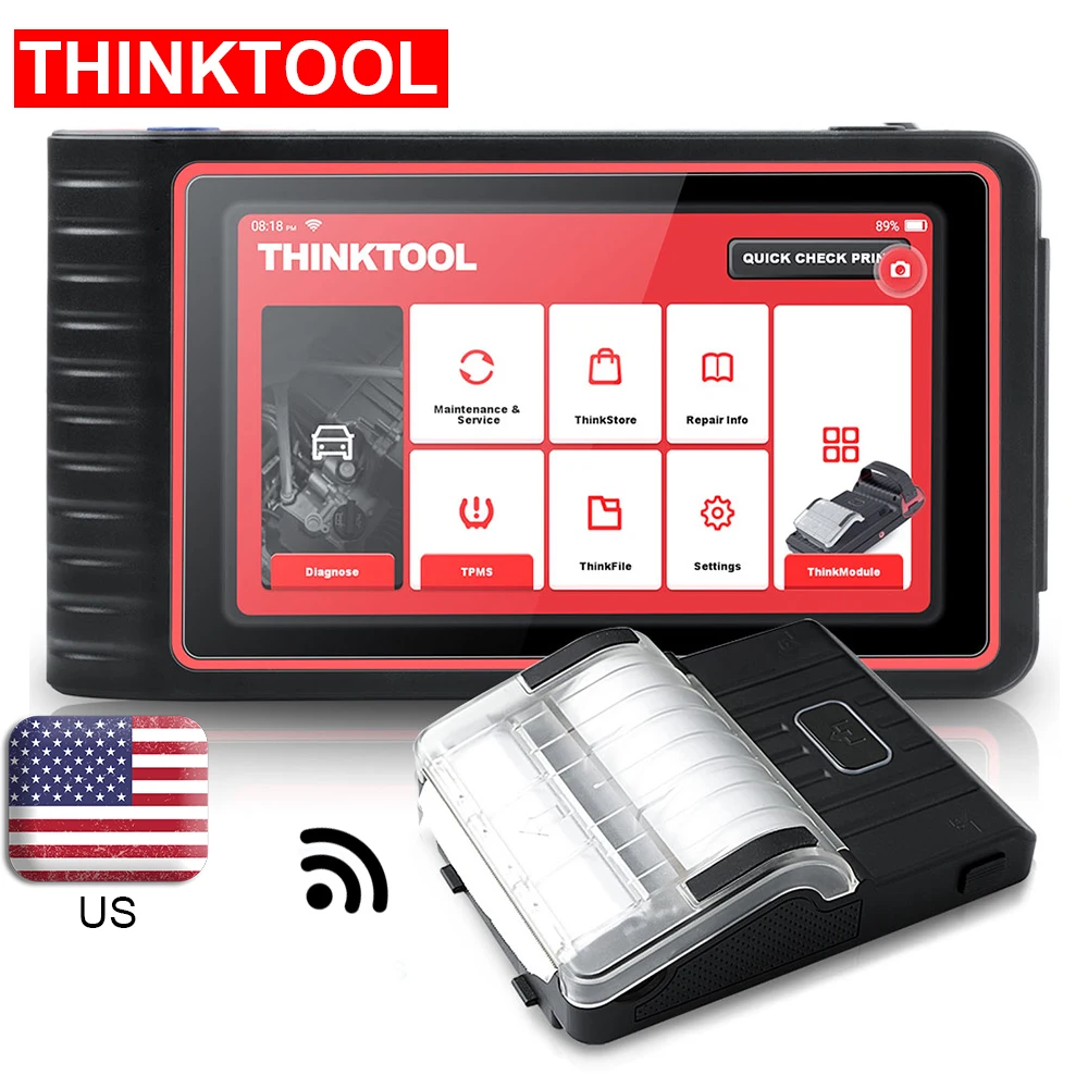 LAUNCH THINKTOOL Professional OBD Car Diagnostic Tool ECU Coding EPB ...