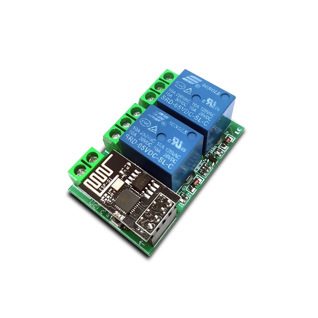 Esp8266 Esp-01 / 01S 1 Channel 2 Wifi Relay Modul – FIXO.hu
