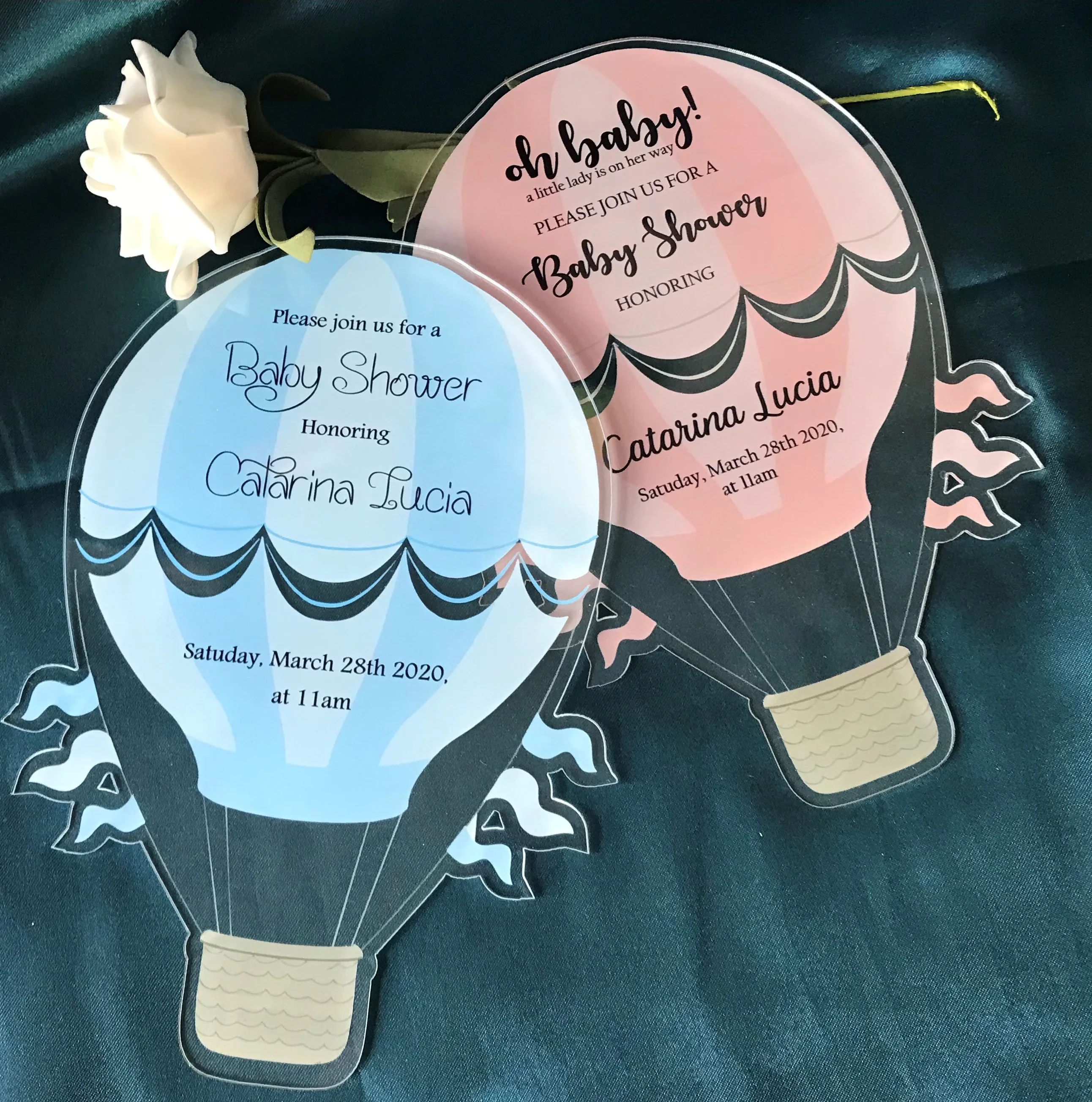 Custom Balloon Invitations