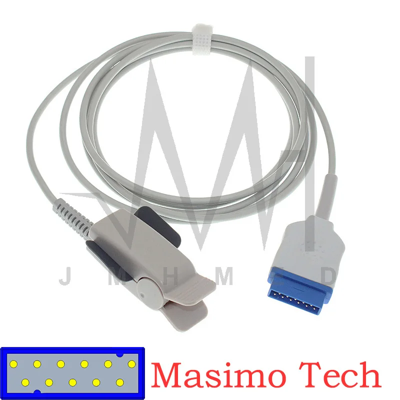 Compatible With Spo2 Sensor Cable Of Ge Marqutte Dash 3000 4000 5000 ...
