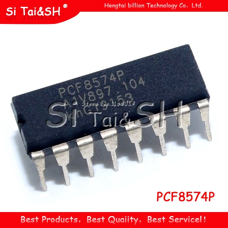 5 pcf8574p dip16 pcf8574 dip 8574p dip 16 pcf8574ap novo e original ic ...
