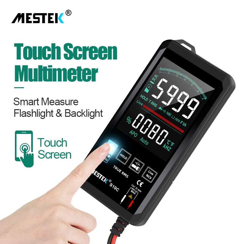 Generic Mestek Multimeter S10 Touching Color Screen Ultra-Thin ...