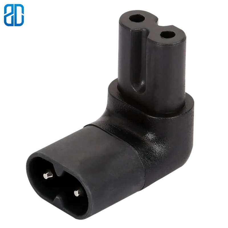 C7 C8 Iec320 C7 To C8 Right Angle Ac Adapter 90 Degree Power Adapter