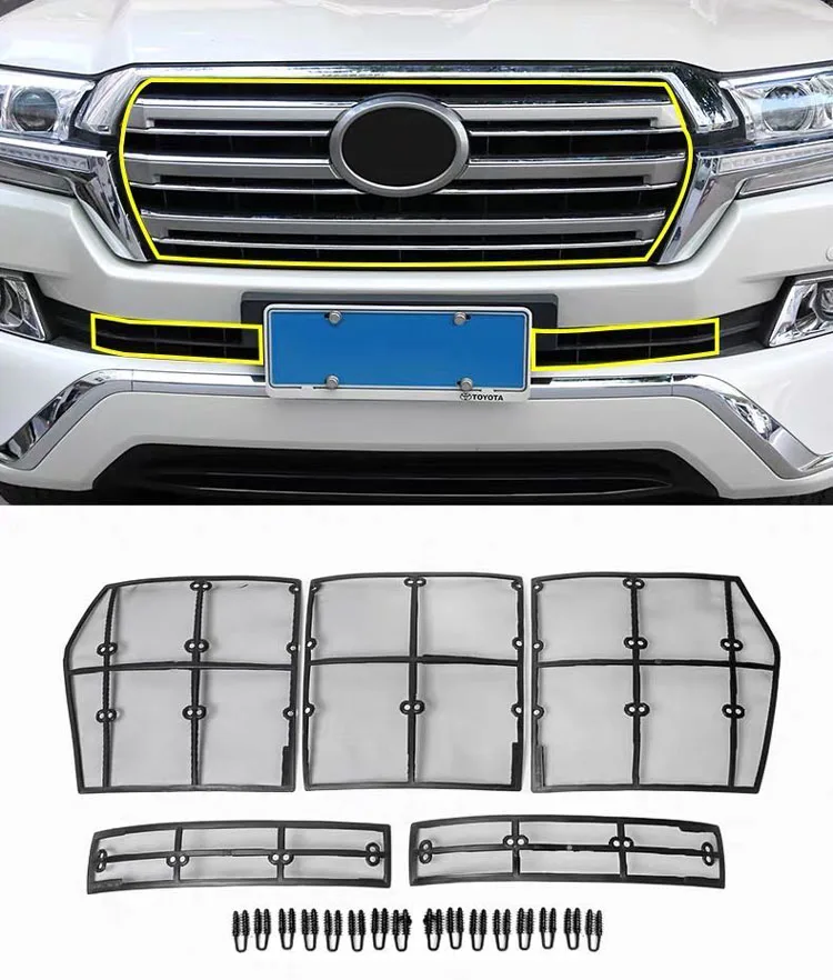 Car Front Grill Insect Net Insect Screening Mesh for Land Cruiser 2008 ...