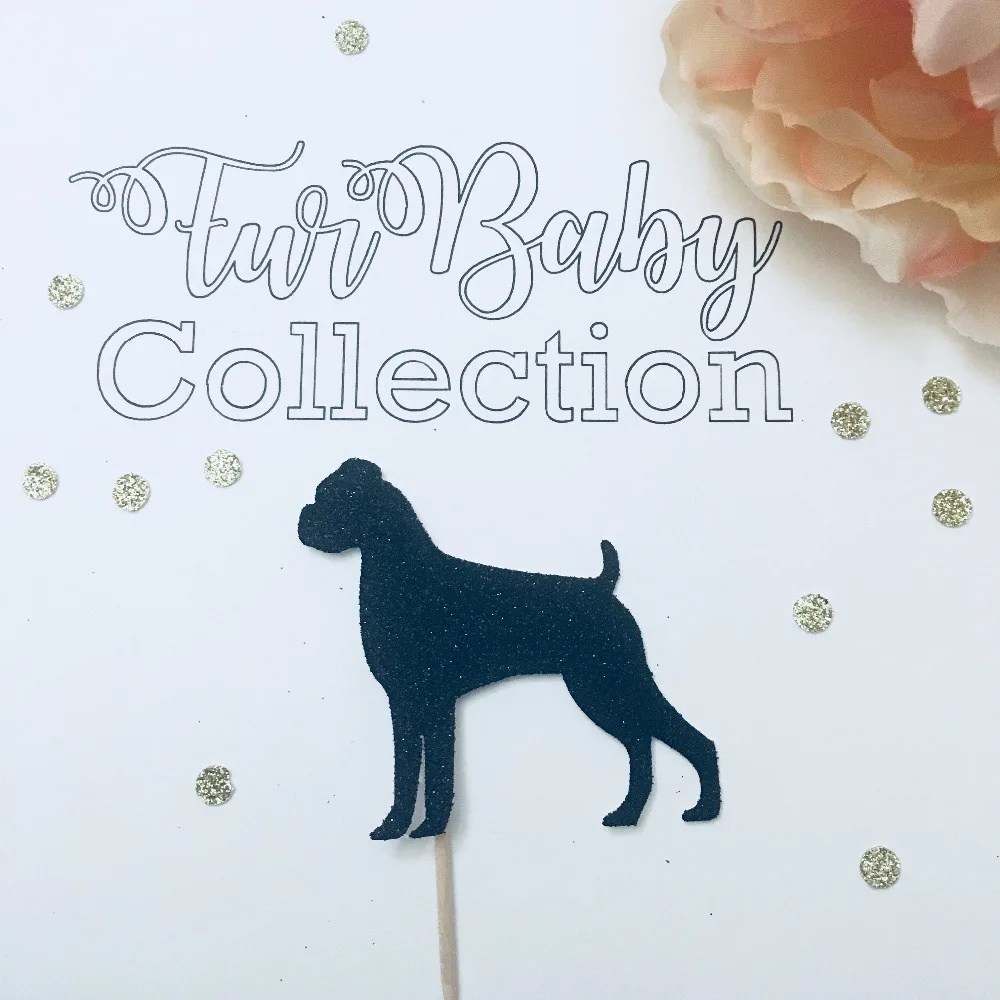 B-xer-cupcake-toppers-perro-cupcake-toppers-beb-perro-1er-cumplea-os ...