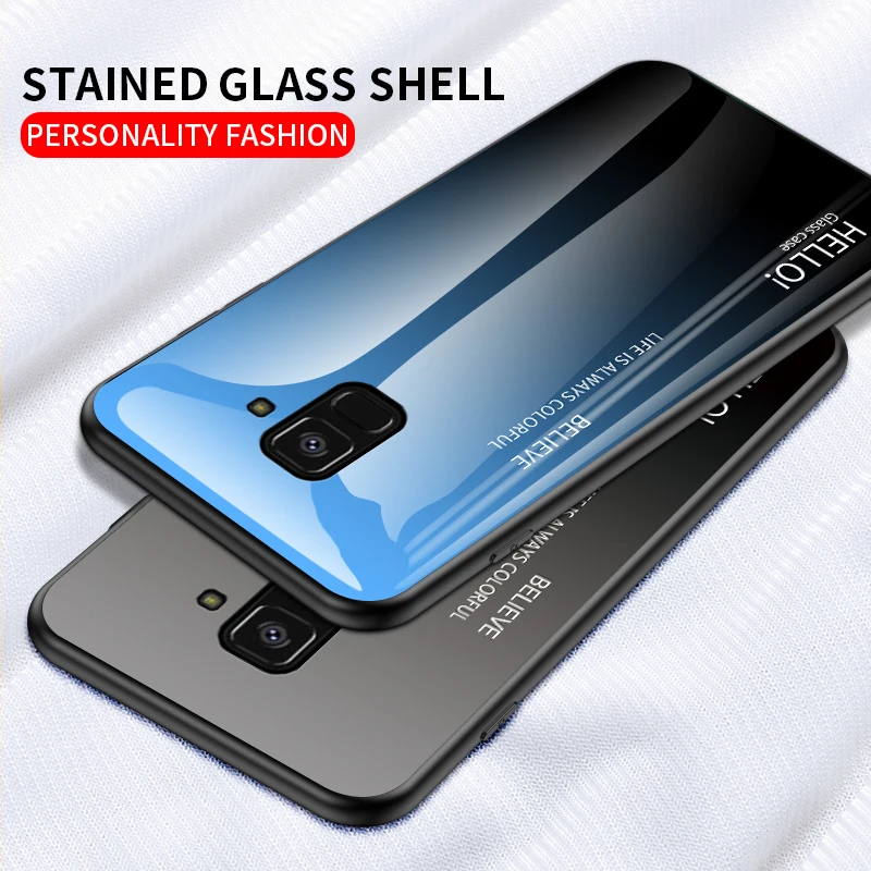 Zroteve Funda De Vidrio Templado Gradiente Para Samsung Galaxy J4 J6