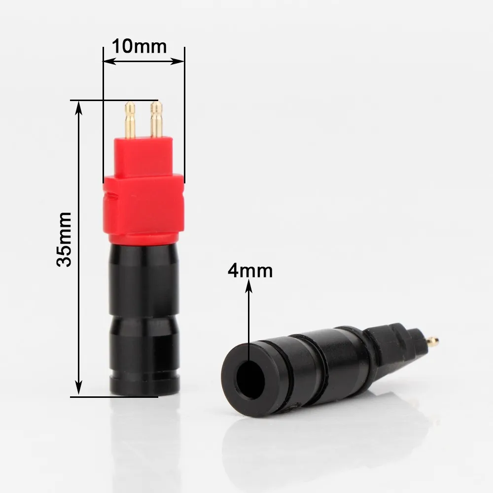Preffair 2 Pair Gold Plated Earphone Pin o Jack Cable Wire Connector ...