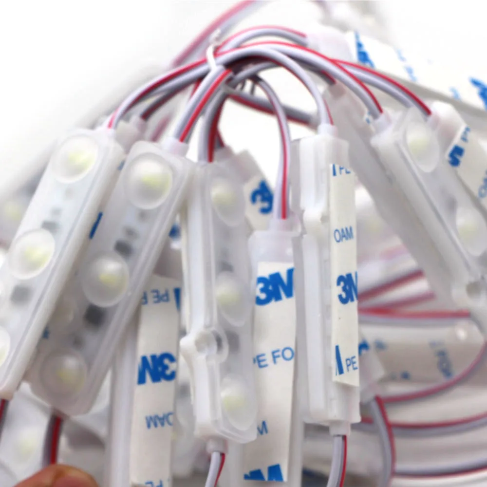 50pcs-220V-230V-240V-LED-Module-LIGHT-with-Injection-lens-5730-smd ...