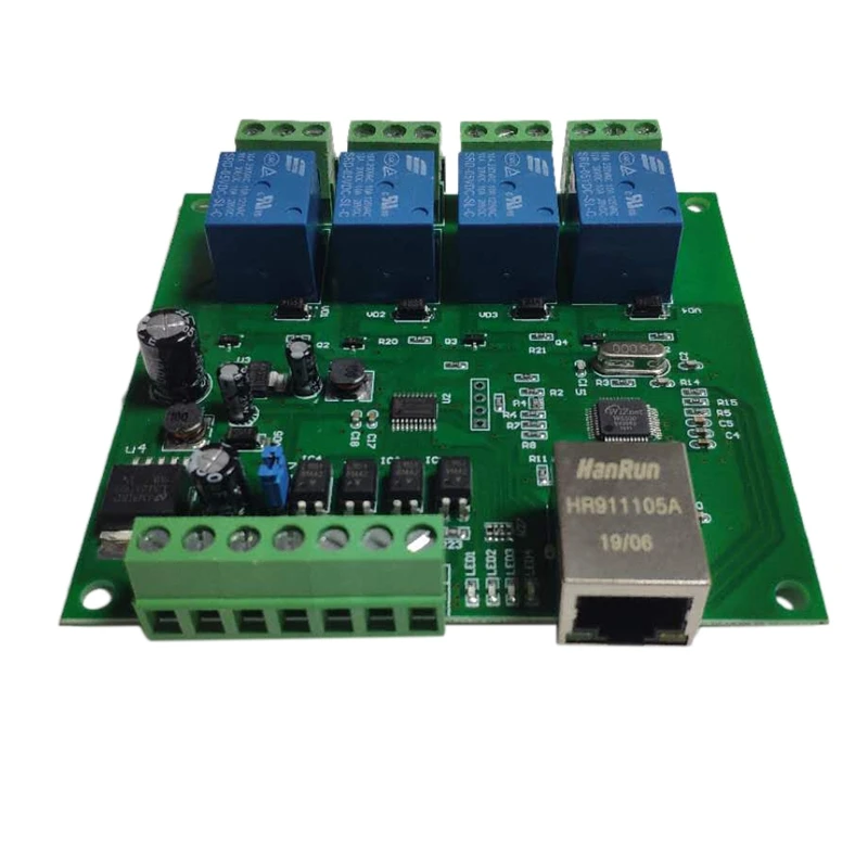 LAN-Ethernet-RJ45-TCP-IP-WEB-Remote-Control-Board-with-4-Channels-Relay ...