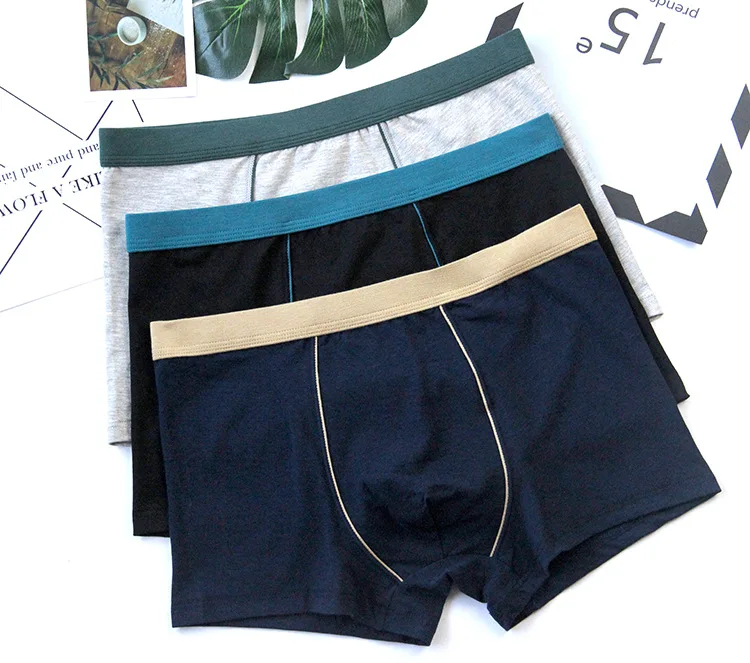 Размера плюс XL-7XL Для мужчин нижнее белье трусы-боксеры для девочек свободные удобные дышащие ...