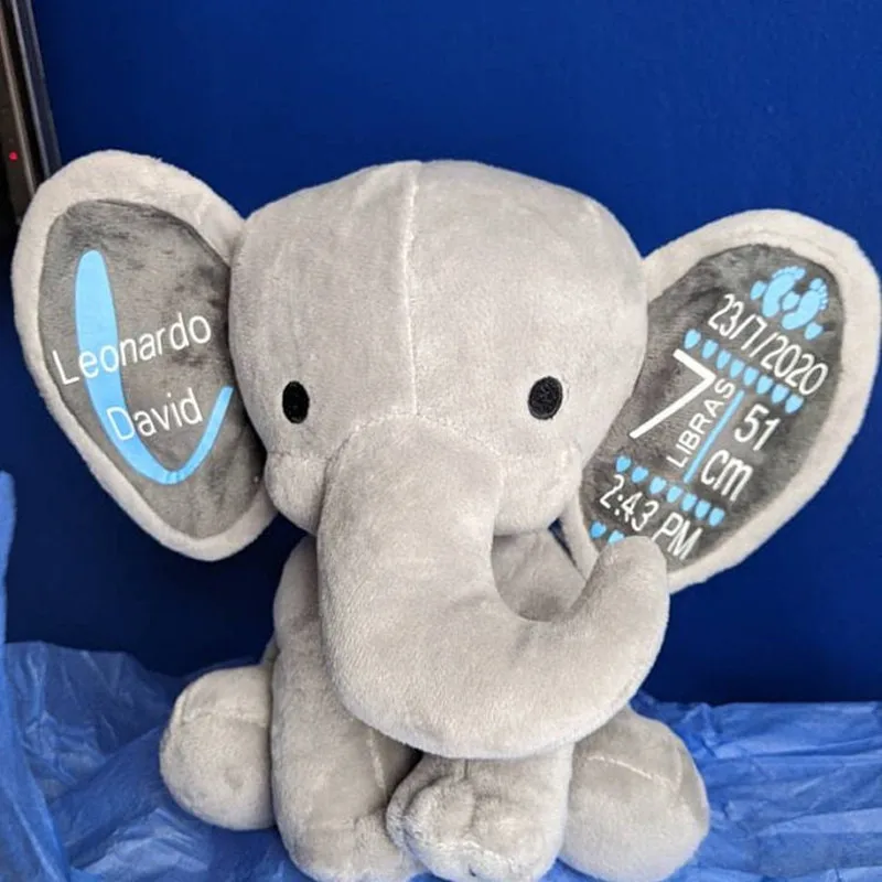 Toys & Games Stuffed Animals & Plushies birth stat elephant etna.com.pe