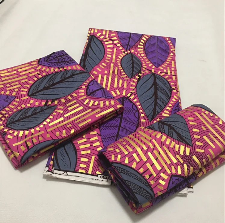 African Golden Wax Fabric Nigerian Cotton Material Hot Selling Print ...