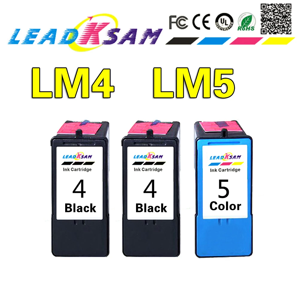 Cartucho de tinta LM4 LM5, compatible con Lexmark 4 y 5, 18C1974 ...