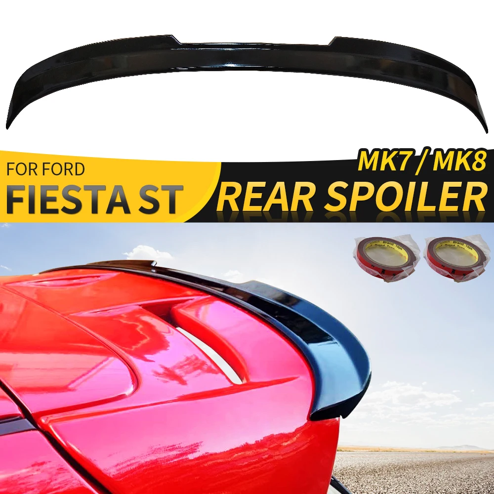 For Ford Fiesta ST MK7 MK7.5 MK8 Spoiler Rear Wing Tail Small Extension ...