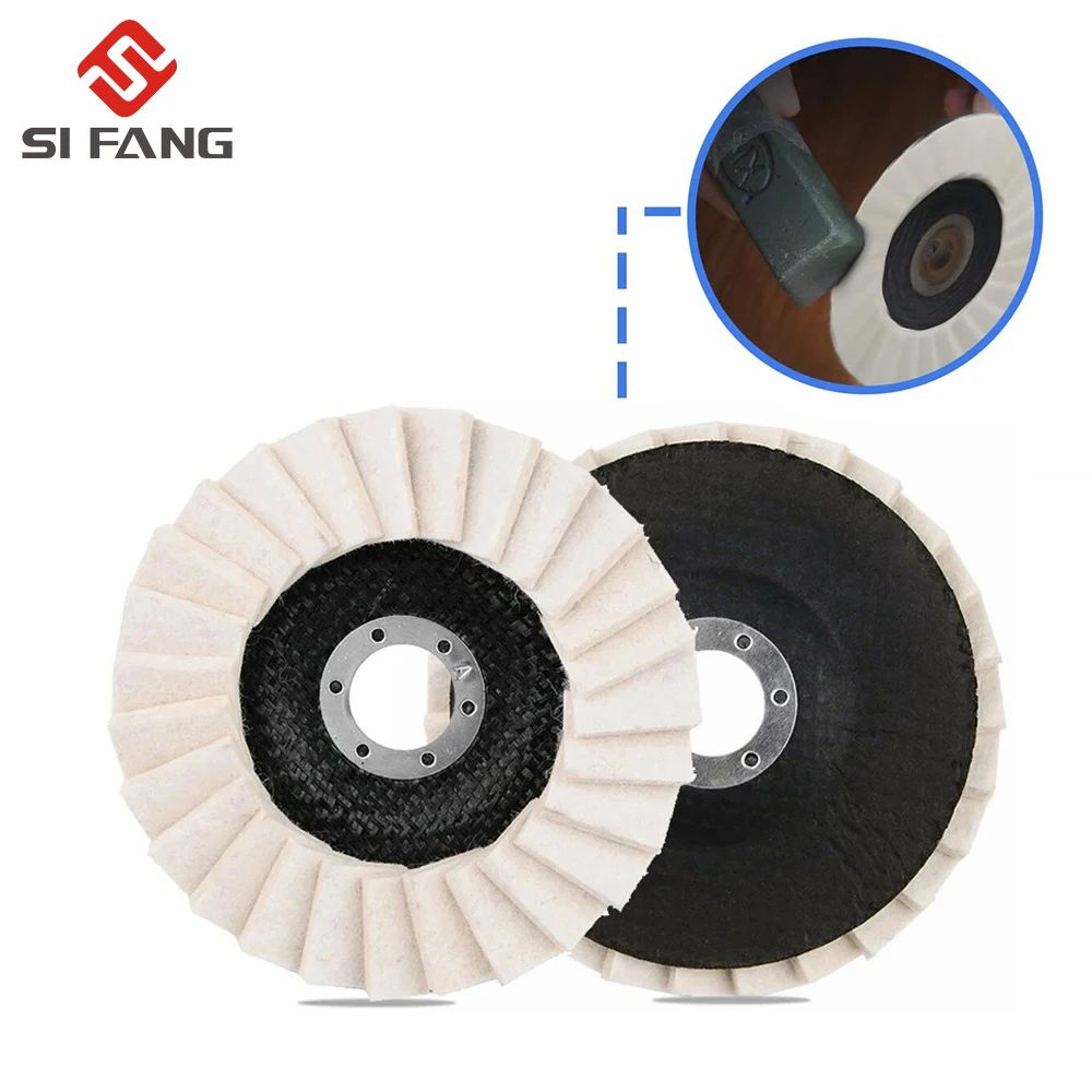 5inch Flap Felt Disc 125mm Polishing Disc Wheel Angle Grinder Buffing ...