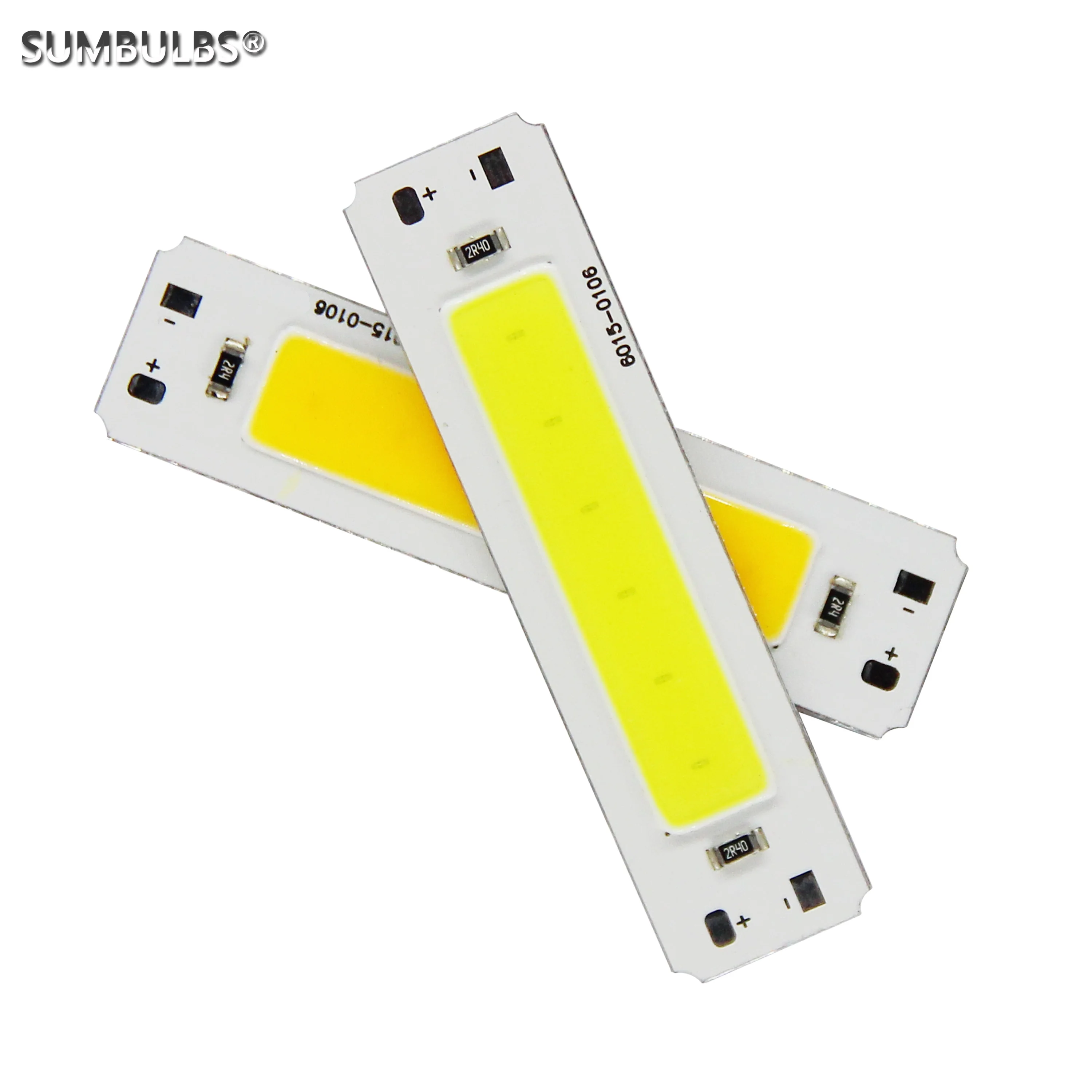 SUMBULBS 5V Input cob led 전구 스트립 광원 DIY USB led 조명 2W 60*15mm 6cm 바 램프 ...