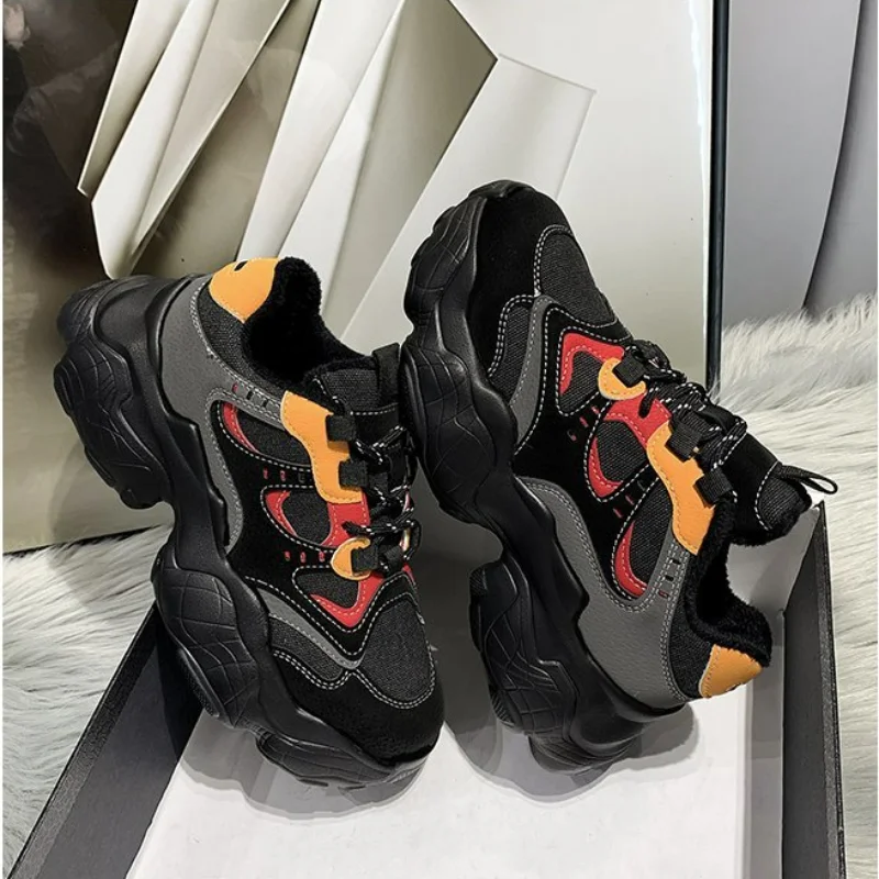Chunky Trainers Winter Chunky Sneakers Women 2020 Fashion Platform Mesh ...