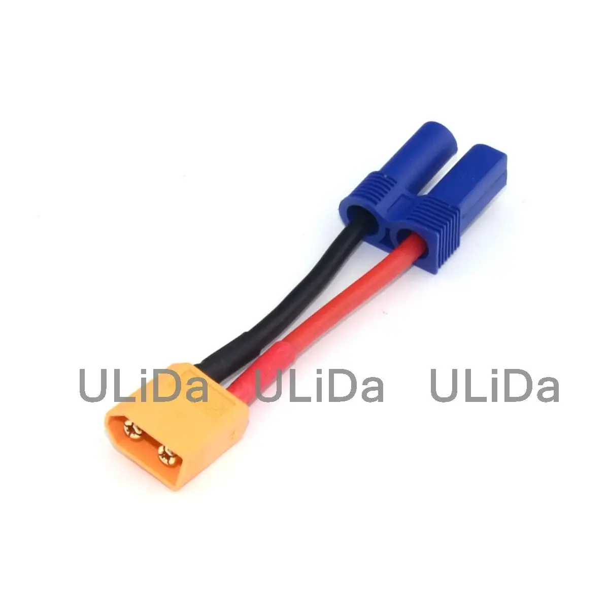 Adaptador de conector XT60 macho a hembra EC5, cable w, helicóptero teledirigido para batería de ...