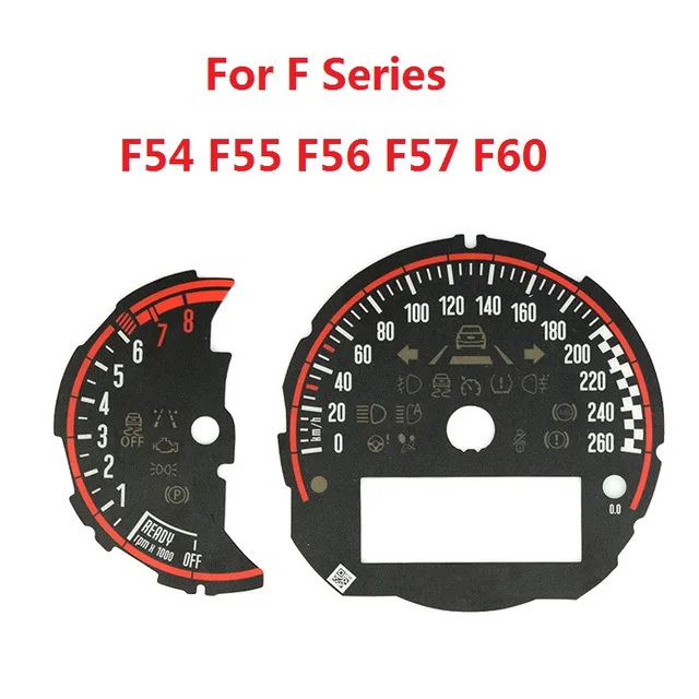 Car Styling Speedometer Tachometer Dial Sticker for Mini Cooper JCW F54 ...