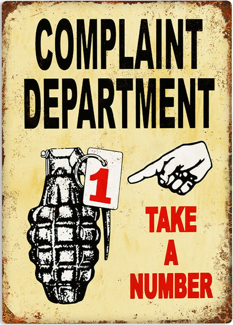 Complaint Department Humor