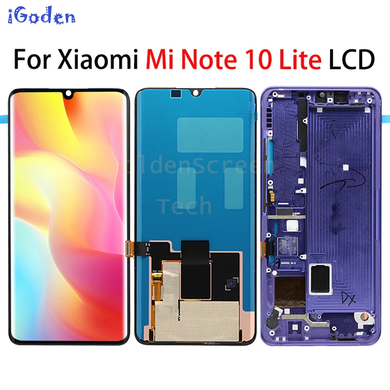 Super-AMOLED-For-Xiaomi-Mi-Note-10-Lite-Display-Screen-Lcd-Display ...