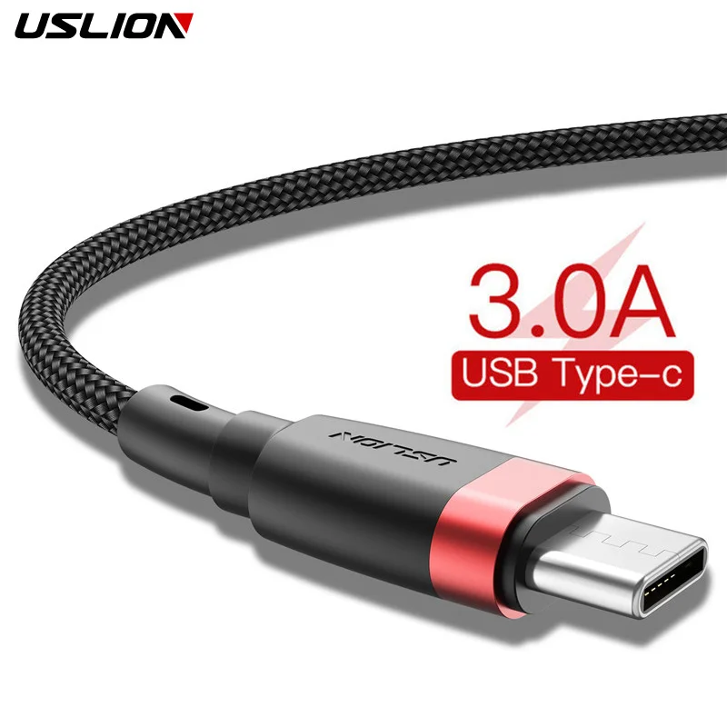 Uslion Usb Type C Cable For Samsung S10 S9 S8 3a Fast Charging Type-c ...