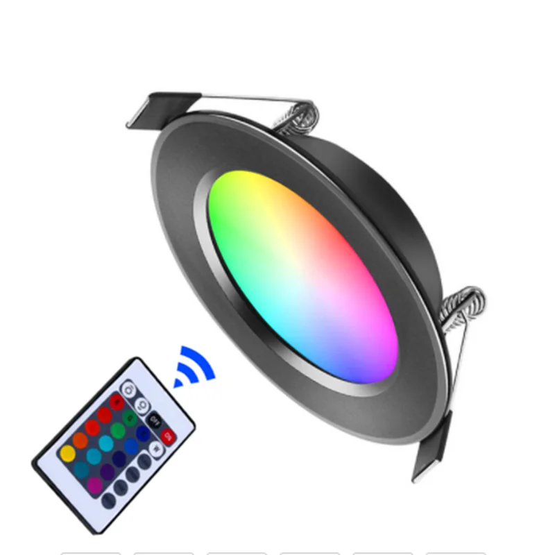 Rgb Waterproof Led Downlight Lamp 5w 7w 9w 12w 220v Led Spot Ceiling ...