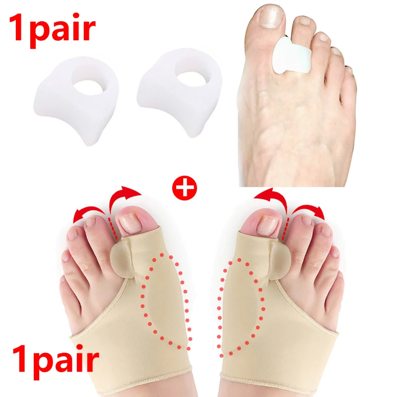 Corrector Gel Pad Stretcher Nylon Hallux Valgus Protector Guard Toe ...