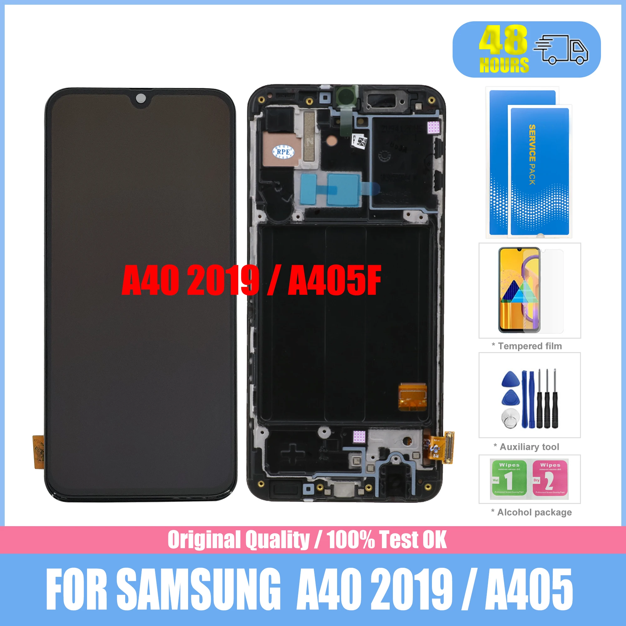 Original display for Samsung Galaxy A40 SM A405FN/DS A405F/DS LCD ...