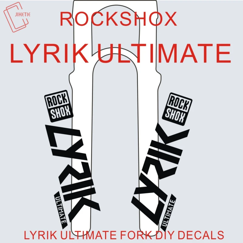 2pics/set 2020 LYRIK ULTIMATE Rockshox Front Fork Sticker for Bicycle ...
