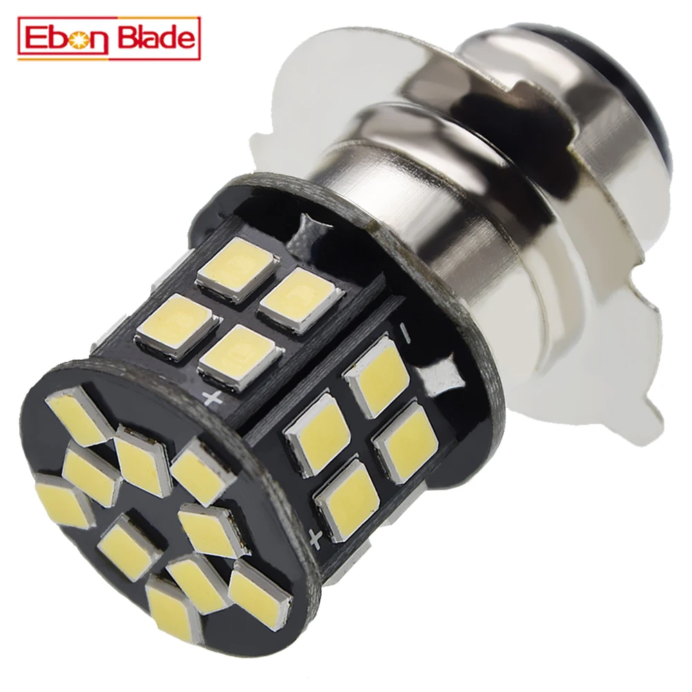 1Pcs P15D-25-3 6V 12V 24V LED Motorcycle Headlight Bulb High Low Beam ...
