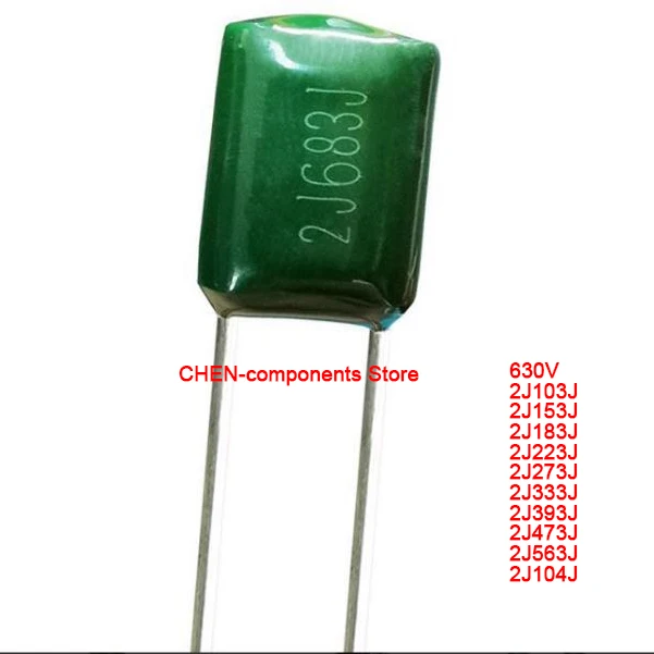 50PCS-Polyester-film-capacitor-2J103J-2J153J-2J183J-2J223J-2J273J ...