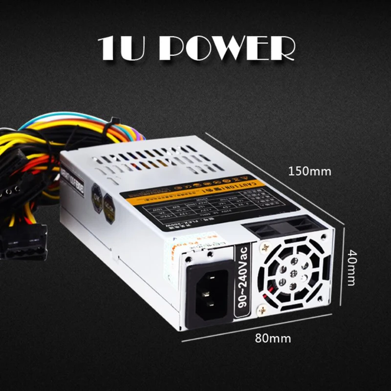 Original PSU For Cemo HTPC 9001 1001 9000 Small 1U 300W/250W/200W ...